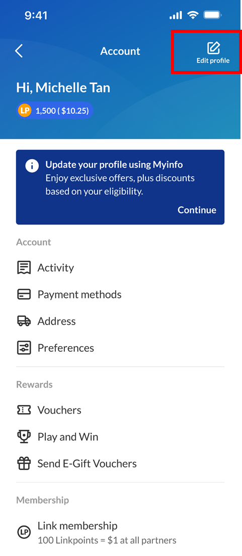 How do I know if I have successfully updated my profile via Myinfo ...